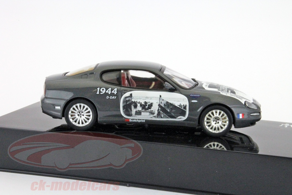 Ixo 1:43 Maserati Coupe Cambiocorsa model 2002 gray D.Day 1944 MOC055 ...