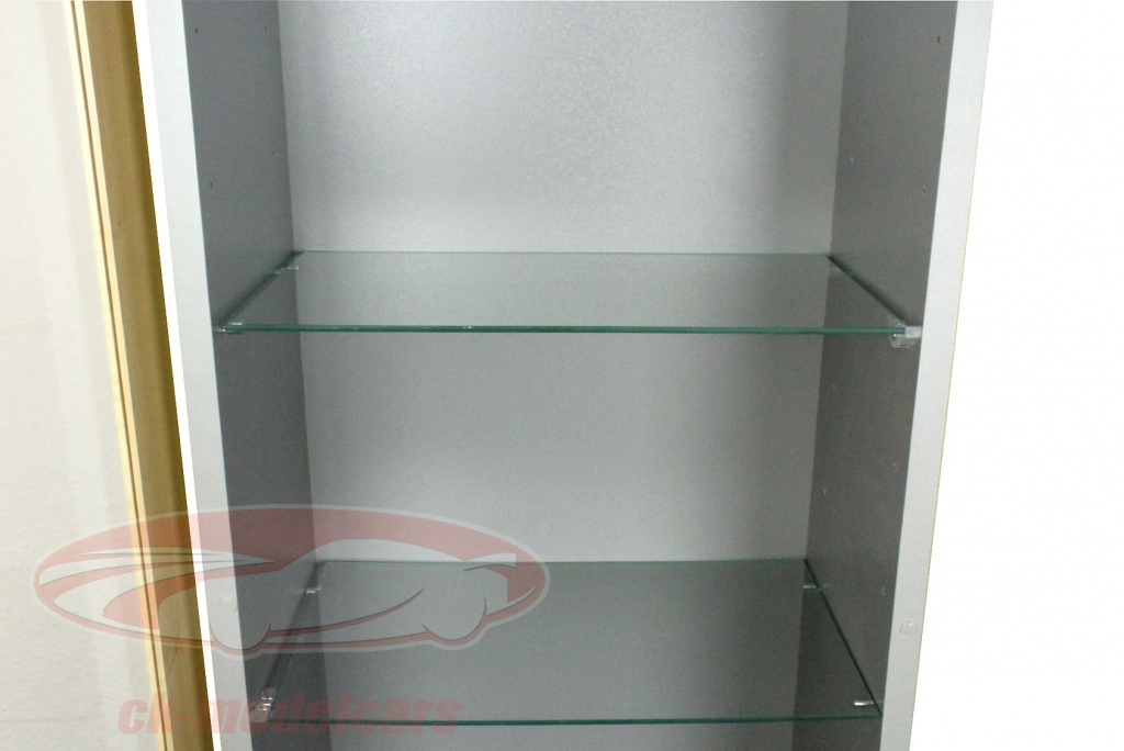 Exhibition and collector's display for model cars including 7 glass ...