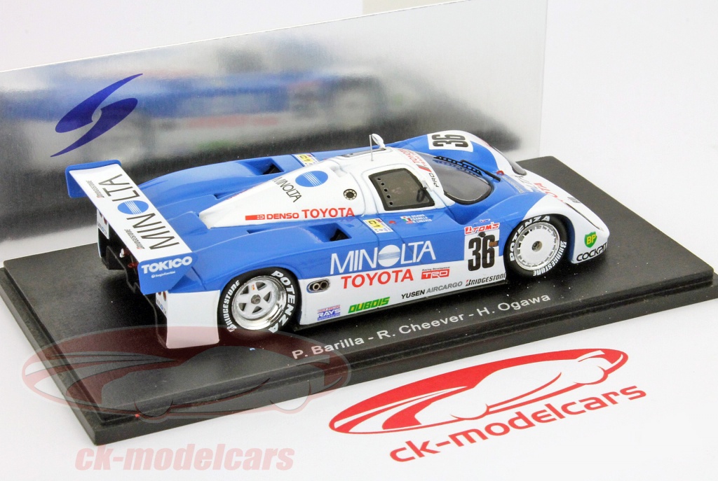 Spark 1:43 Toyota 89 CV #36 24h Le Mans 1989 Ogawa, Barilla, Cheever ...