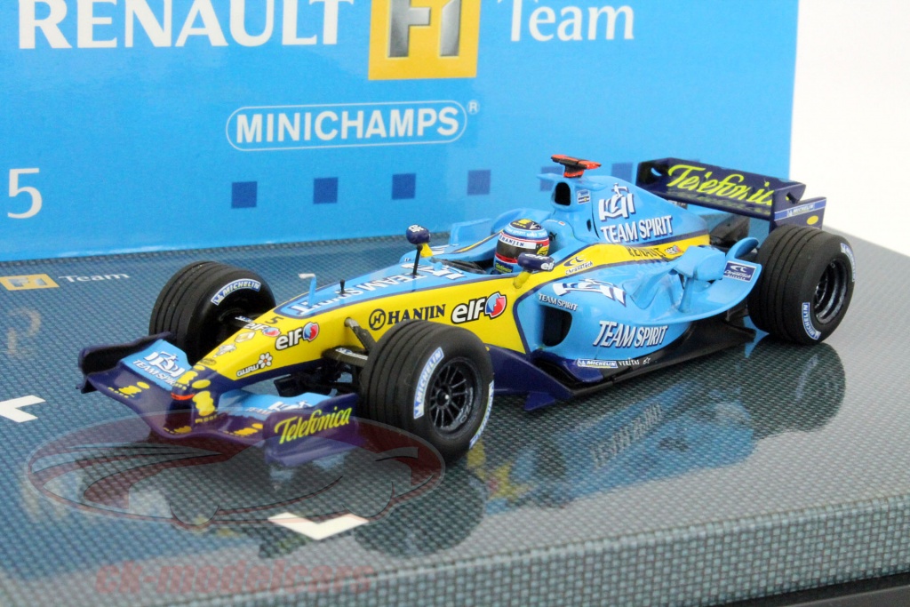 Minichamps 1:43 Fernando Alonso Renault R25 World Champion 2005 403 ...
