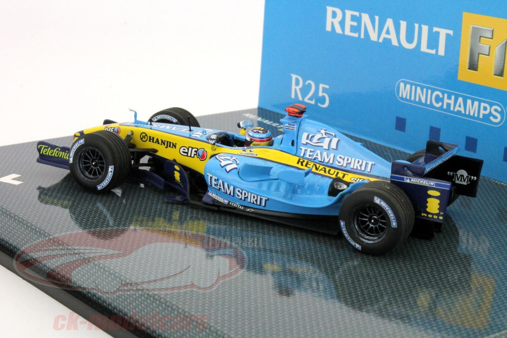 Minichamps 1:43 Fernando Alonso Renault R25 World Champion 2005 403 ...