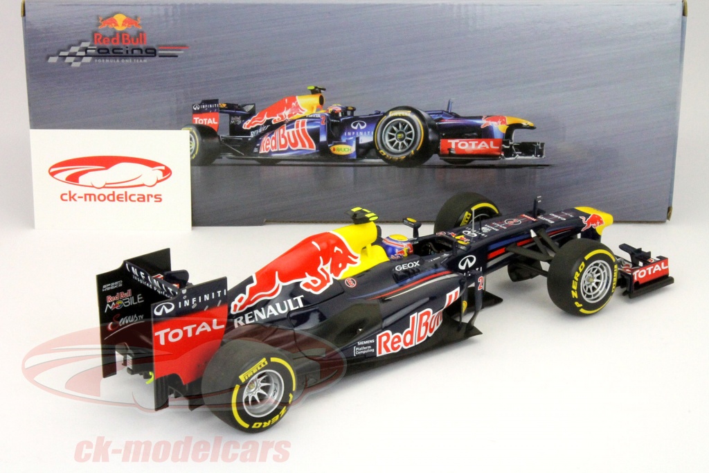 Minichamps 1:18 M. Webber Red Bull Renault RB8 formula 1 2012 110120002 ...