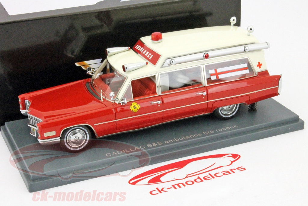 Neo 1:43 Cadillac S&S ambulance fire NEO43899 model car NEO43899 180791