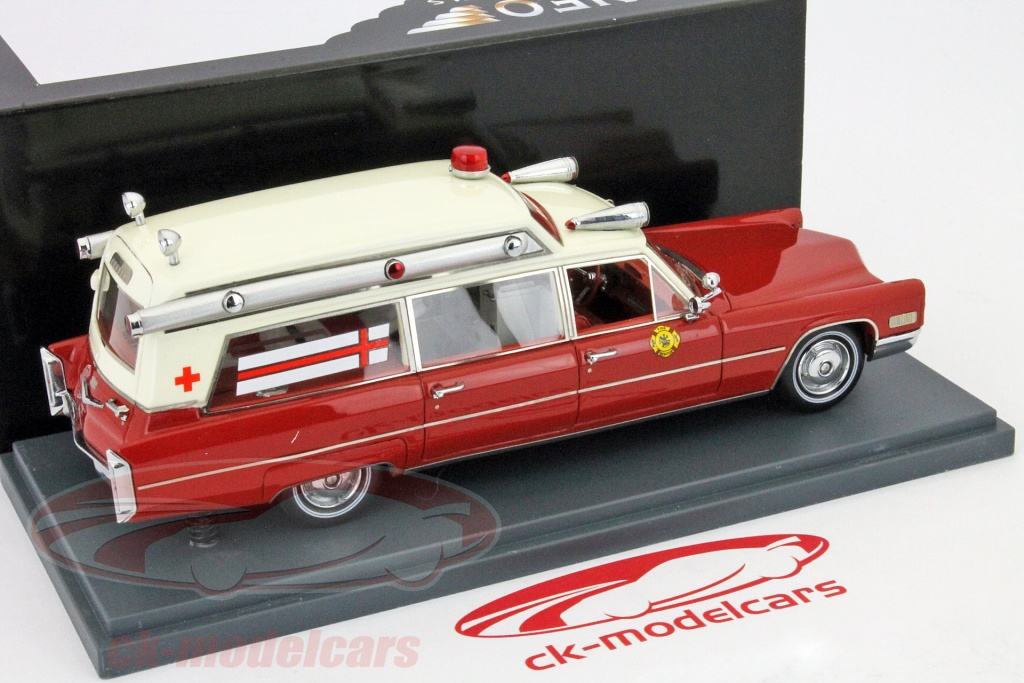 Neo 1:43 Cadillac S&S ambulance fire NEO43899 model car NEO43899 180791