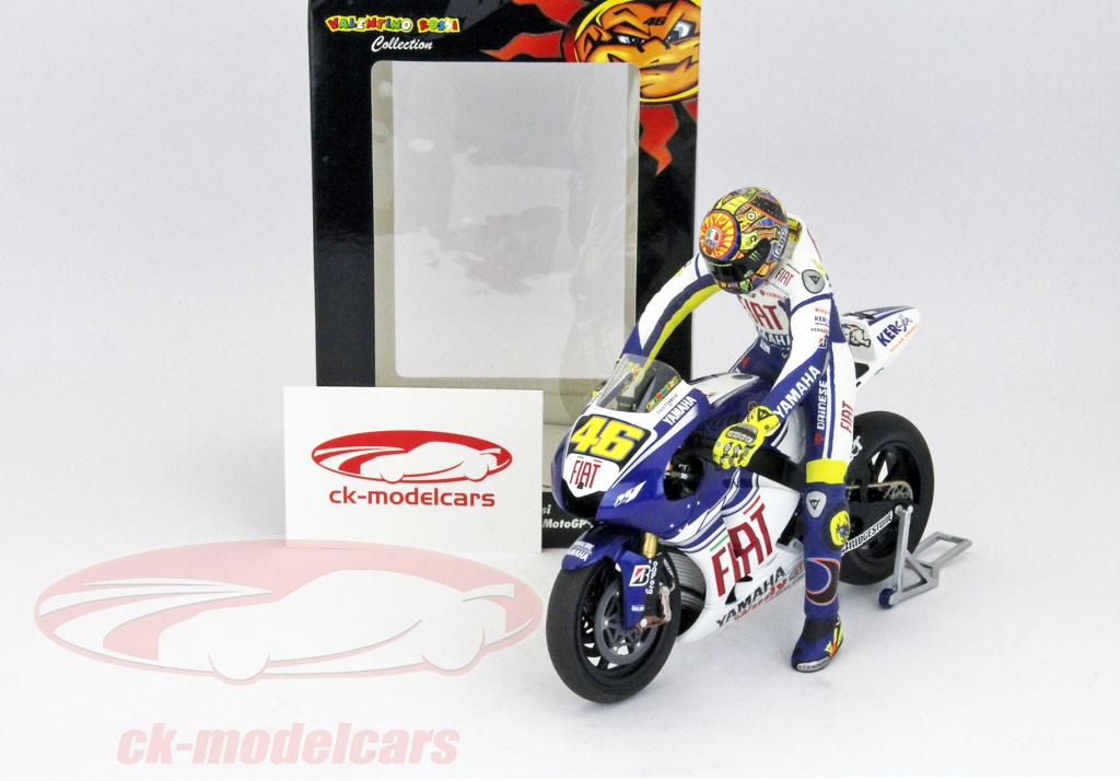 Minichamps 1:12 V. Rossi MotoGP rider figure with Startbox 2009 ...