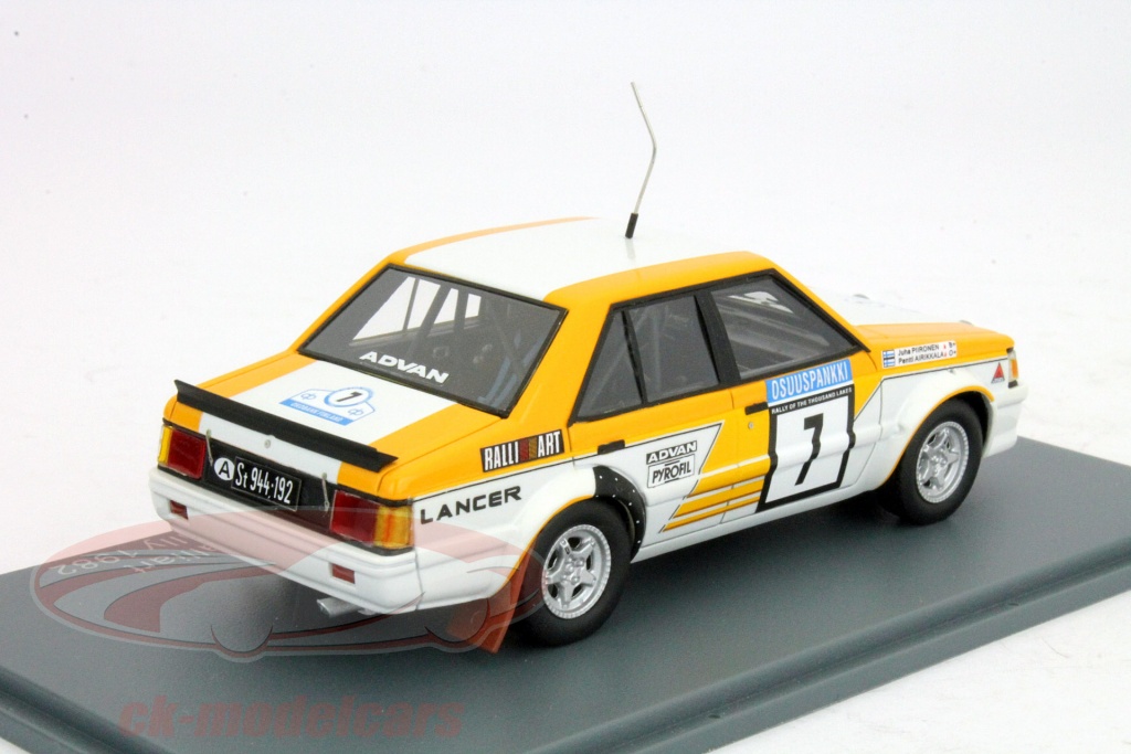 Neo 1:43 Mitsubishi Lancer 2000 Turbo #7 1000 Lakes Rally 1983 NEO45690 ...