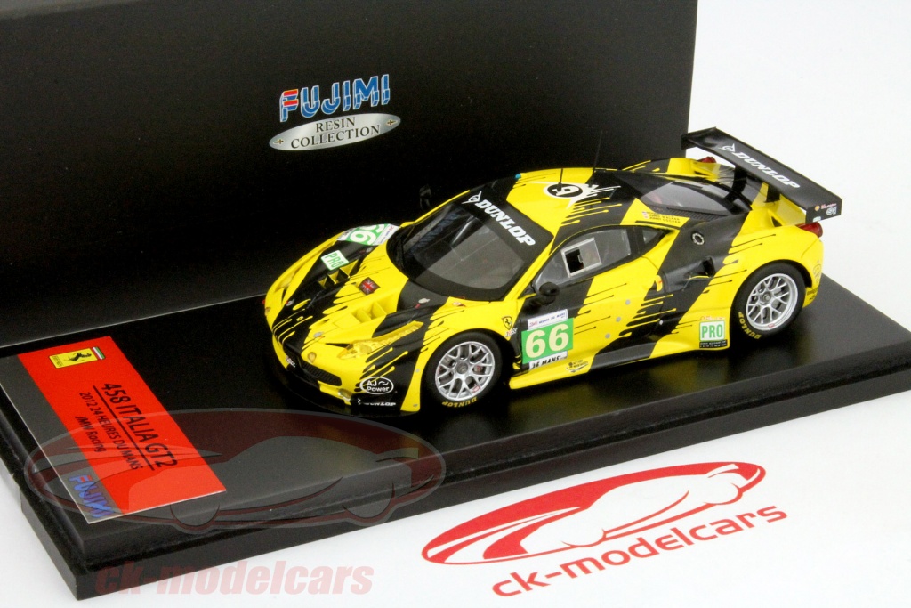 Fujimi 1:43 Ferrari 458 Italia GT2 #66 24h LeMans Wills, Walker, Cocker ...