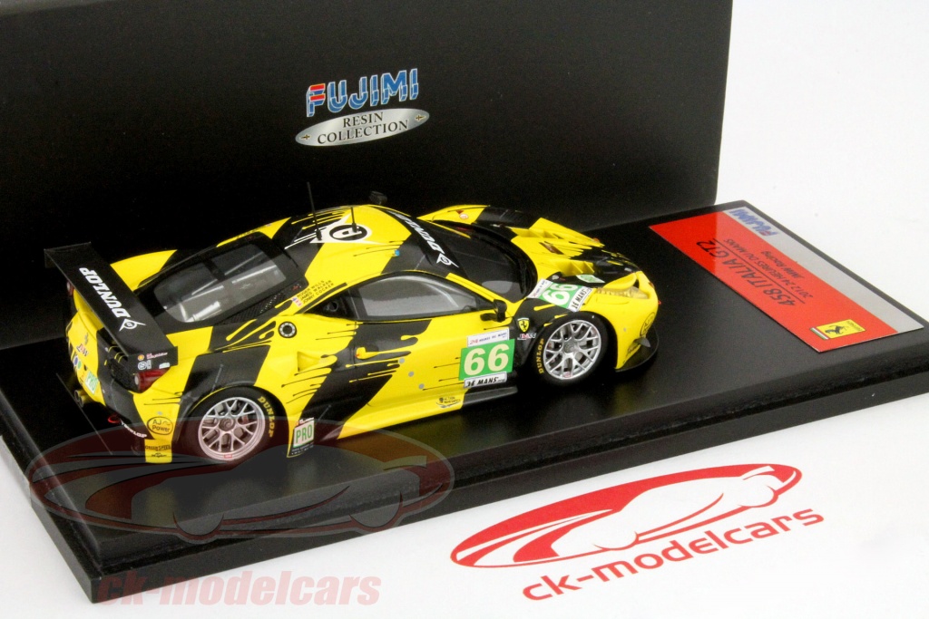 Fujimi 1:43 Ferrari 458 Italia GT2 #66 24h LeMans Wills, Walker, Cocker ...