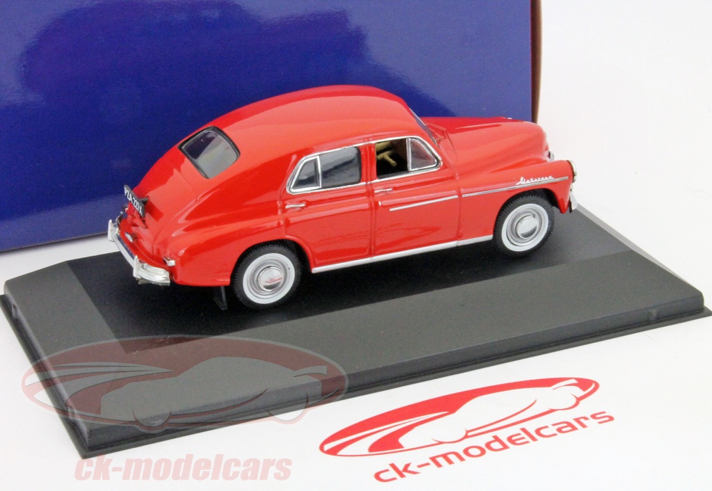 Ixo 1:43 Warszawa 201 an 1960 rouge IST-Models IST063 modèle voiture ...