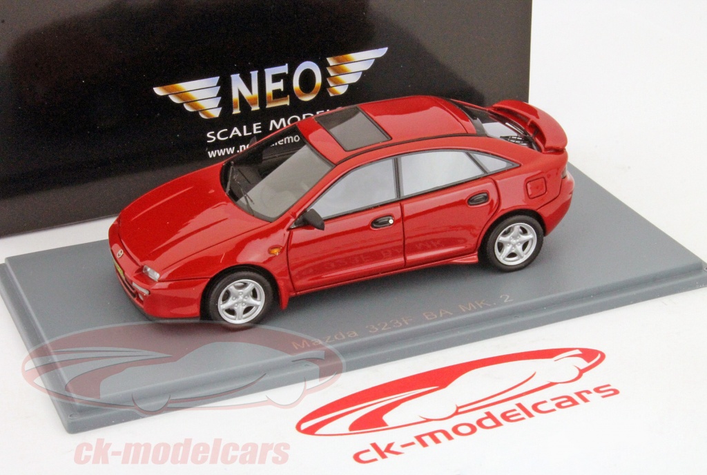 Neo 1:43 Mazda 323F BA MK II red NEO44520 model car NEO44520 00044520