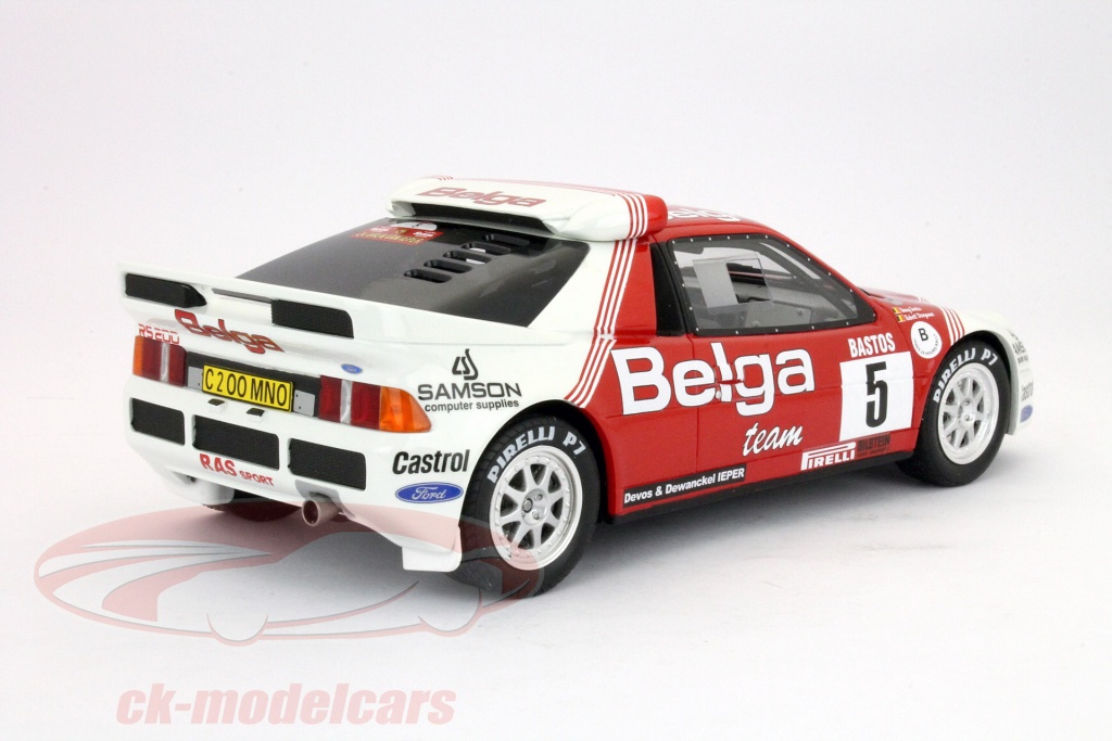 Ottomobile 1:18 フォードRS200ラリー1986 Droogmans＃5 Ypress、Joosten OT094 モデル 車 ...