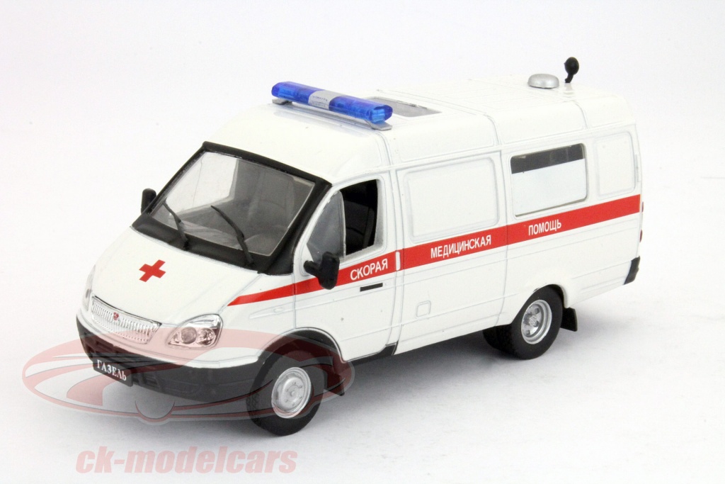Altaya 1:43 GAZ 32214 Ambulance RUS08 model car RUS08