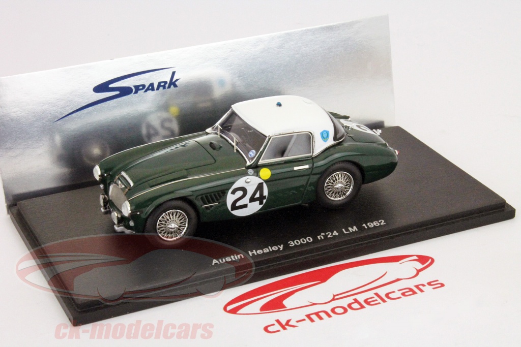 Spark 1:43 Austin Healey 3000 #24 24h LeMans 1962 Whitmore, Olthoff ...