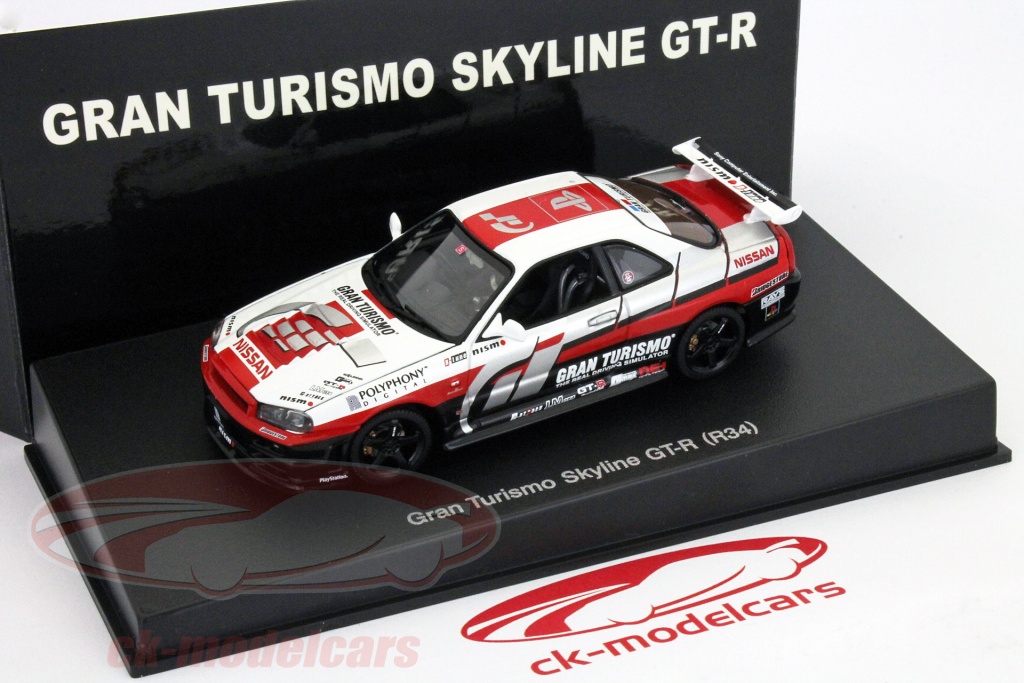 AUTOart 1:43 Nissan Skyline GT-R (R34) Gran Turismo Year 2002 60279 model car 60279 674110602791