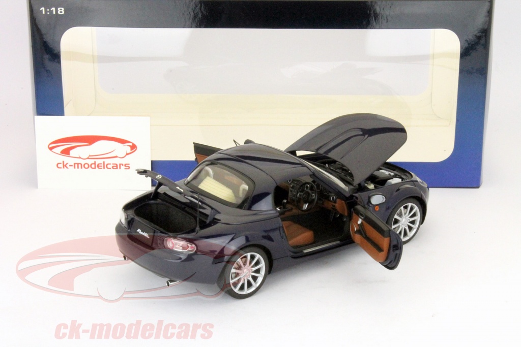 AUTOart 1:43 Mazda MX-5 Roadster built in 2006 blue 1:18 75976 model ...