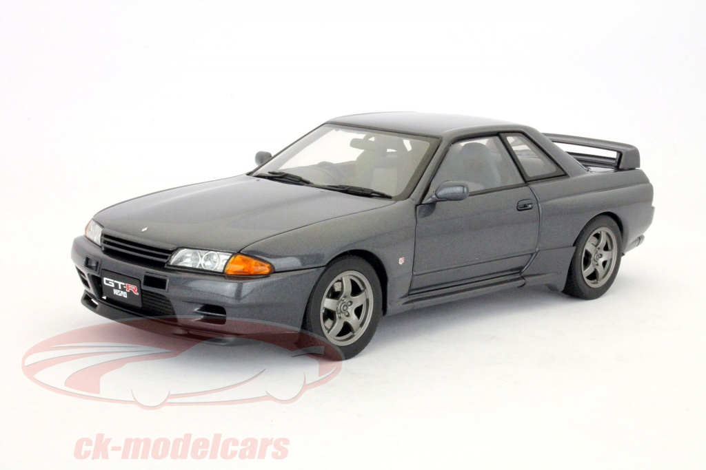 AUTOart 1:18 Nissan Skyline GT-R (R32) Nismo RHD Baujahr 1990 grau 77348 Modellauto 77348 ...