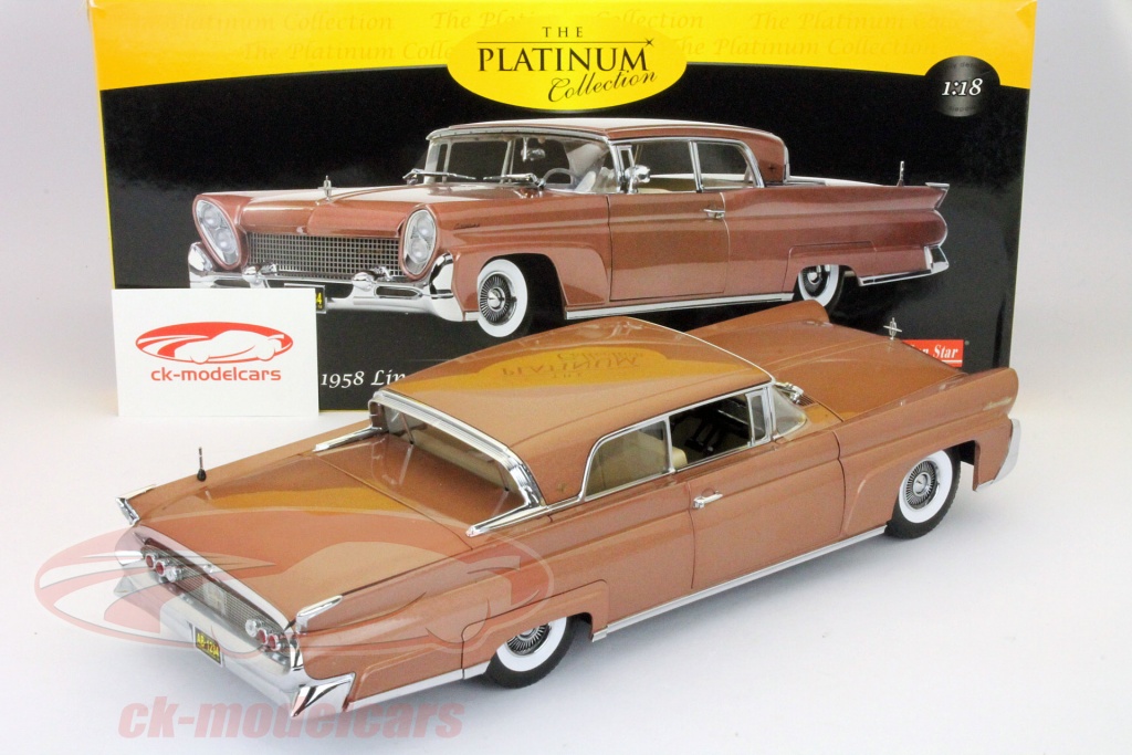 Sun Star Models 1:18 Lincoln Continental Mark III year 1958 brown 4713 ...