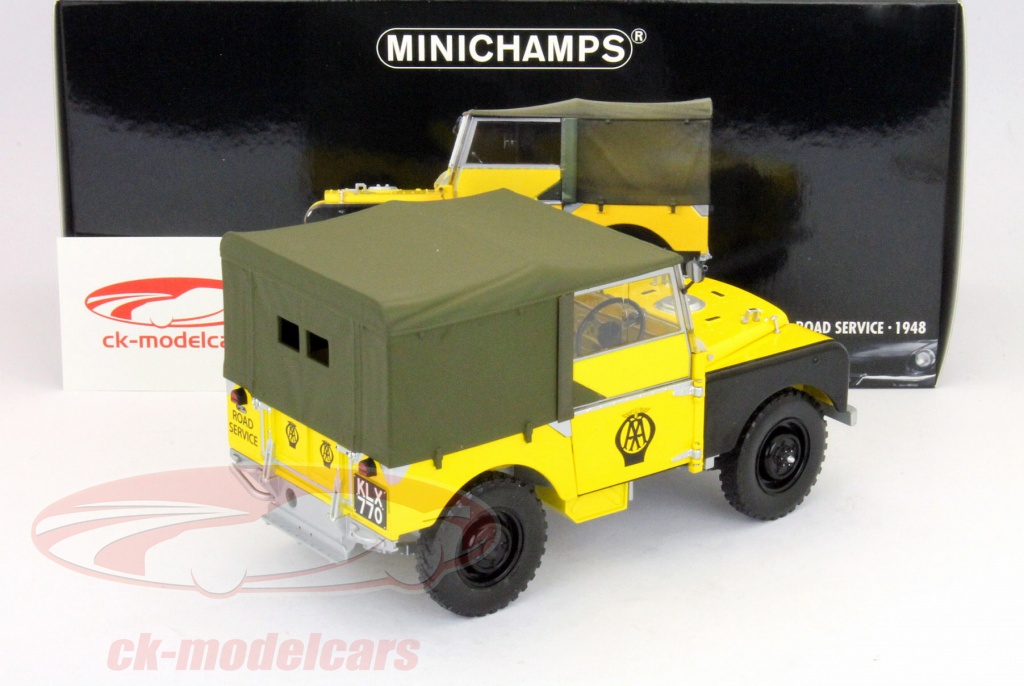 Minichamps 1:18 Land Rover AA Road Service 1948 yellow 150168901 model ...
