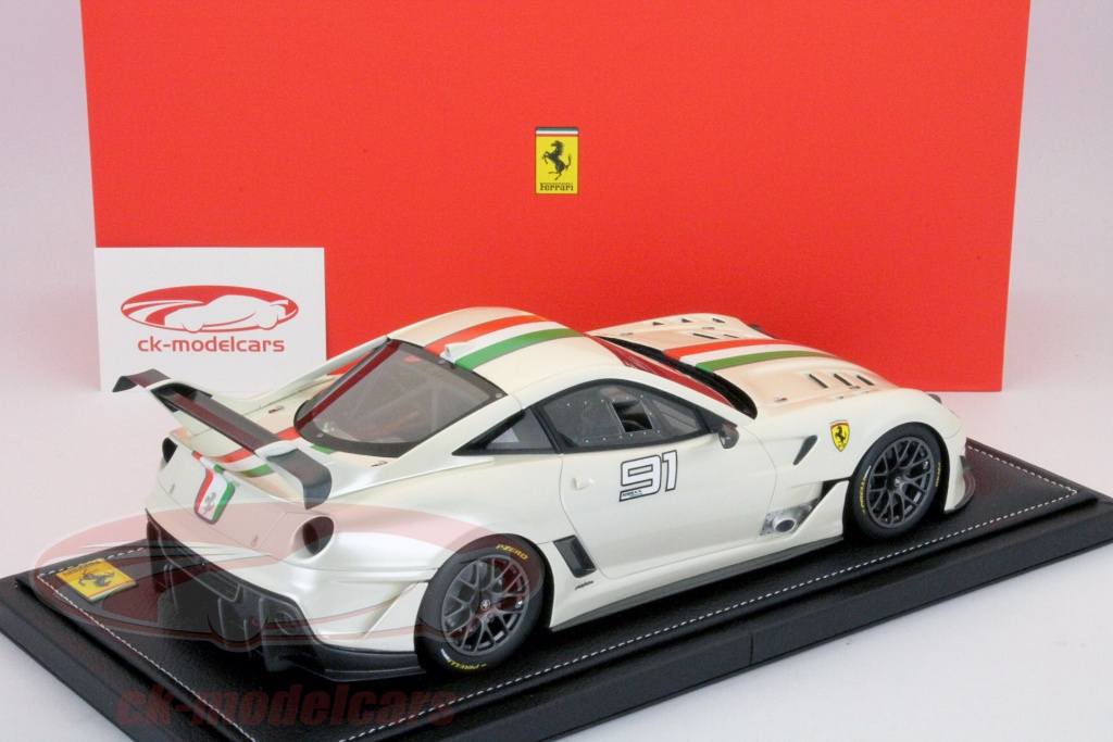 BBR Models 1:18 Ferrari 599 XX Evo #91 Spa Francorchamps 2012 P1856 ...