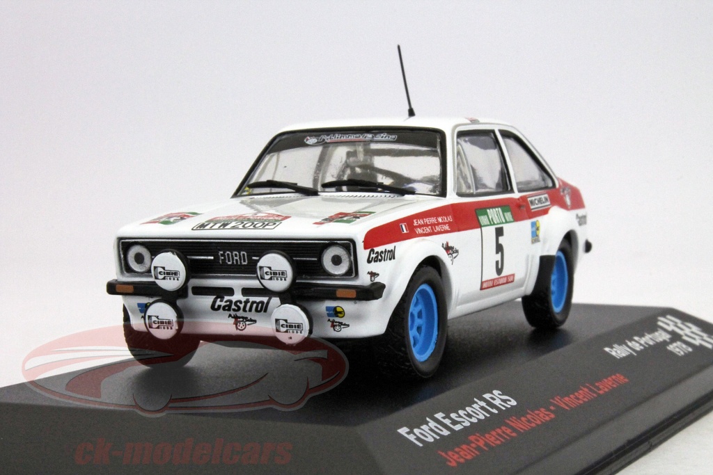 Ixo 1:43 Ford Escort RS #5 Rally de Portugal 1978 J. Nicolas, V ...