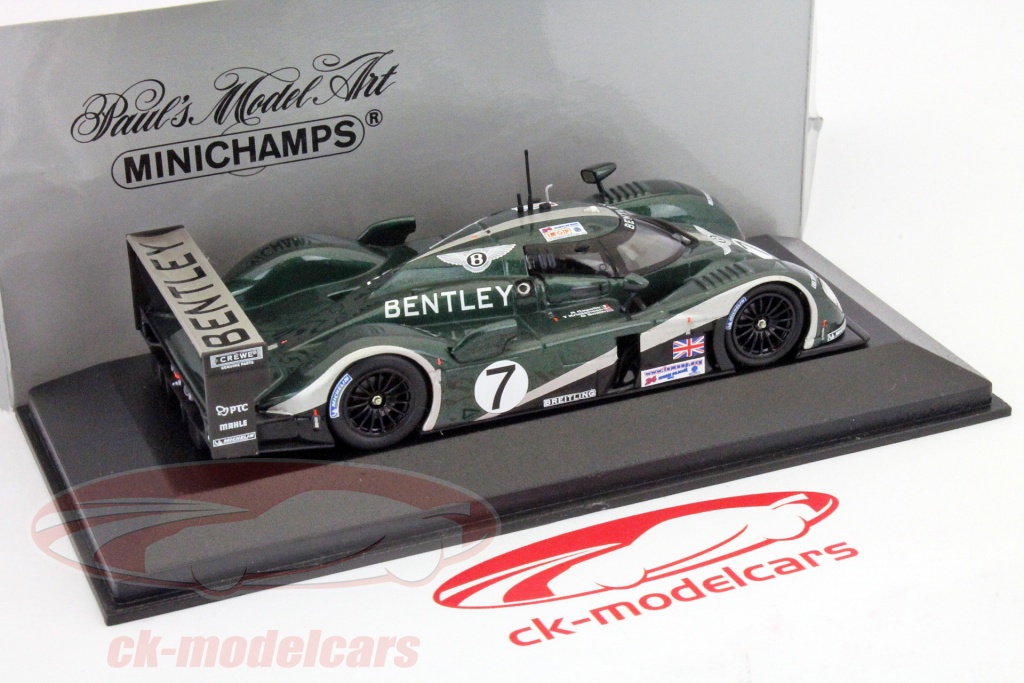 Minichamps Bentley Speed 8 #7 Vainqueur 24h LeMans 2003 1:43 400031307 ...