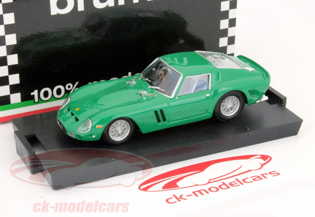 Brumm 1:43 Ferrari 250 GTO built in 1962 green R508-02 model car R508 ...