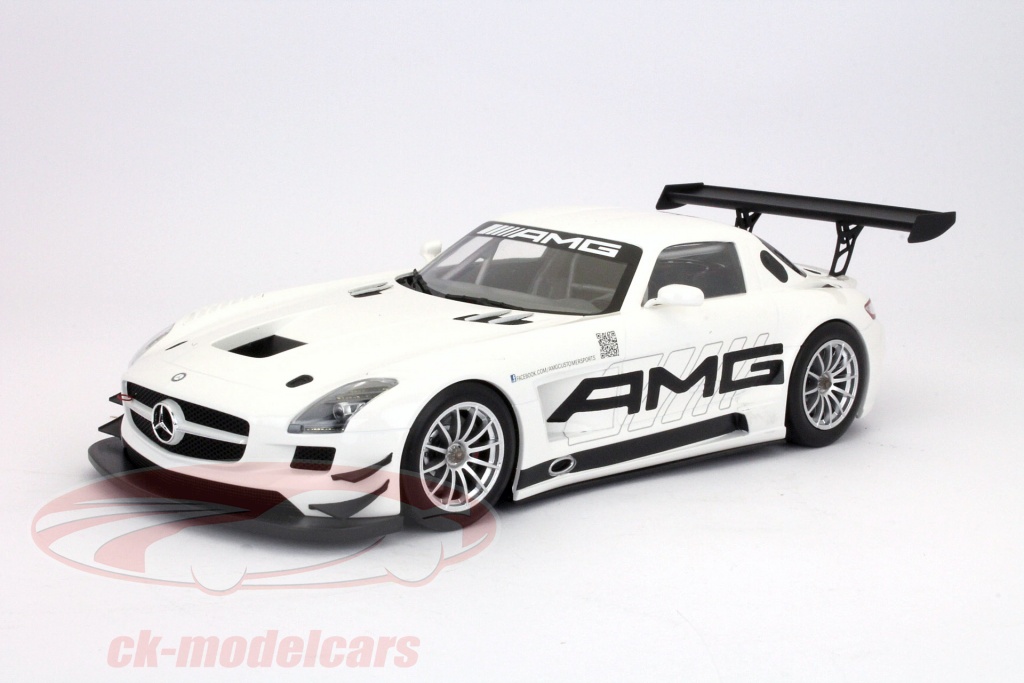 Minichamps 1:18 Mercedes-Benz SLS AMG GT3 Promo blanc 151123107 modèle ...