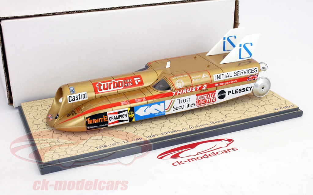 Spark 1:43 Thrust II LSR speed record car built in 1983 Richard Noble ...