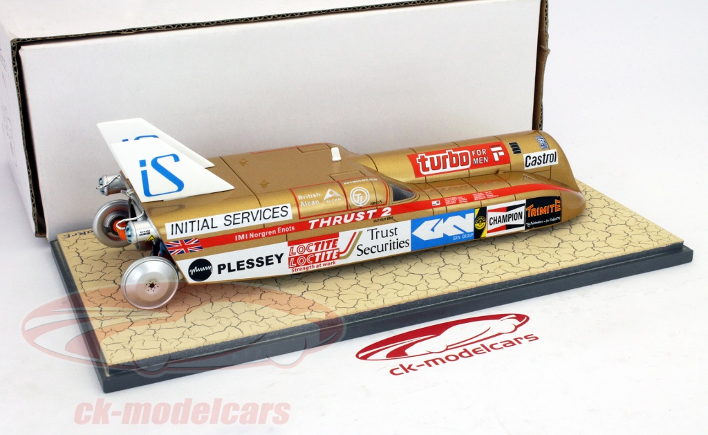 Spark 1:43 Thrust II LSR speed record car built in 1983 Richard Noble ...