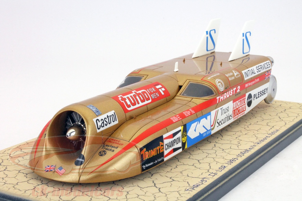 Spark 1:43 Thrust II LSR speed record car built in 1983 Richard Noble ...