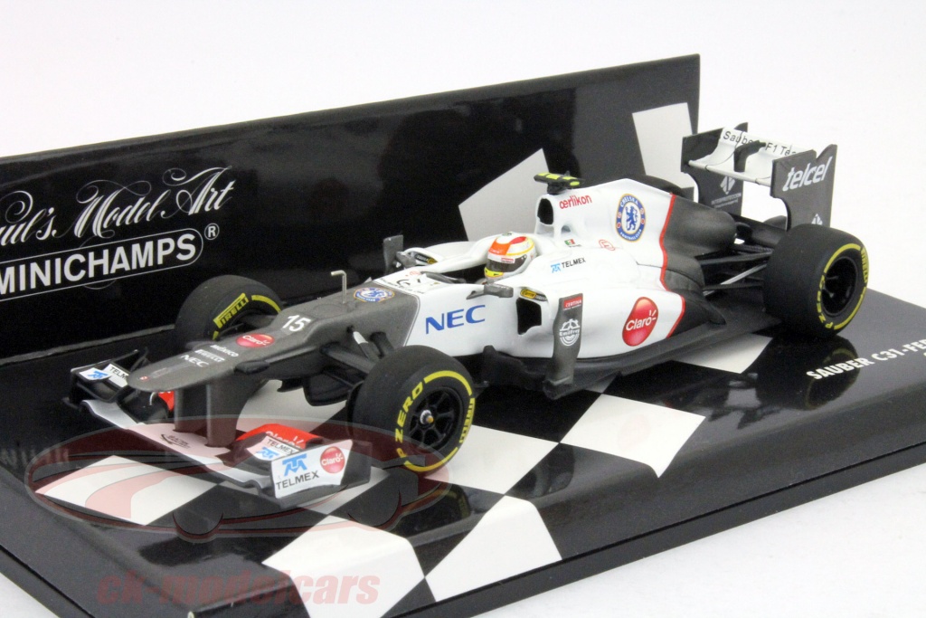 Minichamps 1:43 S. Perez Sauber C31 Formula 1 2012 410120015 model car ...