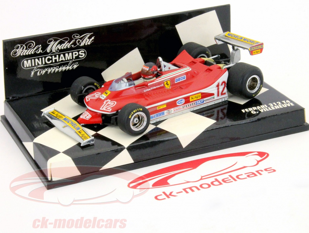 Minichamps 1:43 Gilles Villeneuve Ferrari 312 T4 Formula 1 1979 ...
