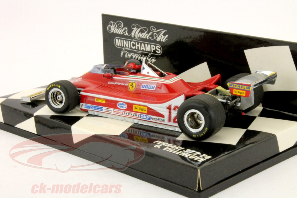 Minichamps 1:43 Gilles Villeneuve Ferrari 312 T4 Formula 1 1979 ...