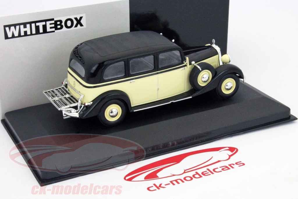 WhiteBox 1:43 Mercedes-Benz Tipo 260 D Año 1936 negro / beige WB018 ...