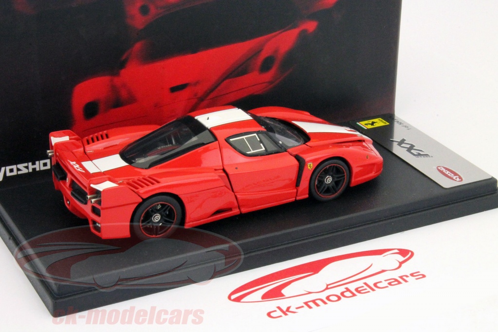 Kyosho 1:43 Franck Muller Ferrari FXX 2007 rouge avec bande blanche ...