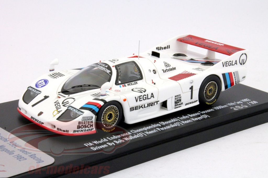 K-Model 1:43 Porsche 936C #1 1000km Mugello 1982 Wollek, Pescarolo, Heyer, KAR002 model car ...