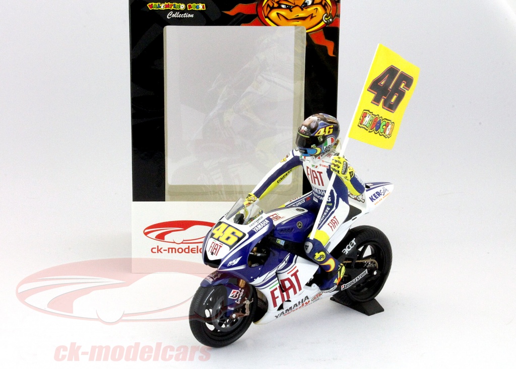 Minichamps 1:12 Valentino Rossi Driver figure MotoGP Misano 2009 with ...