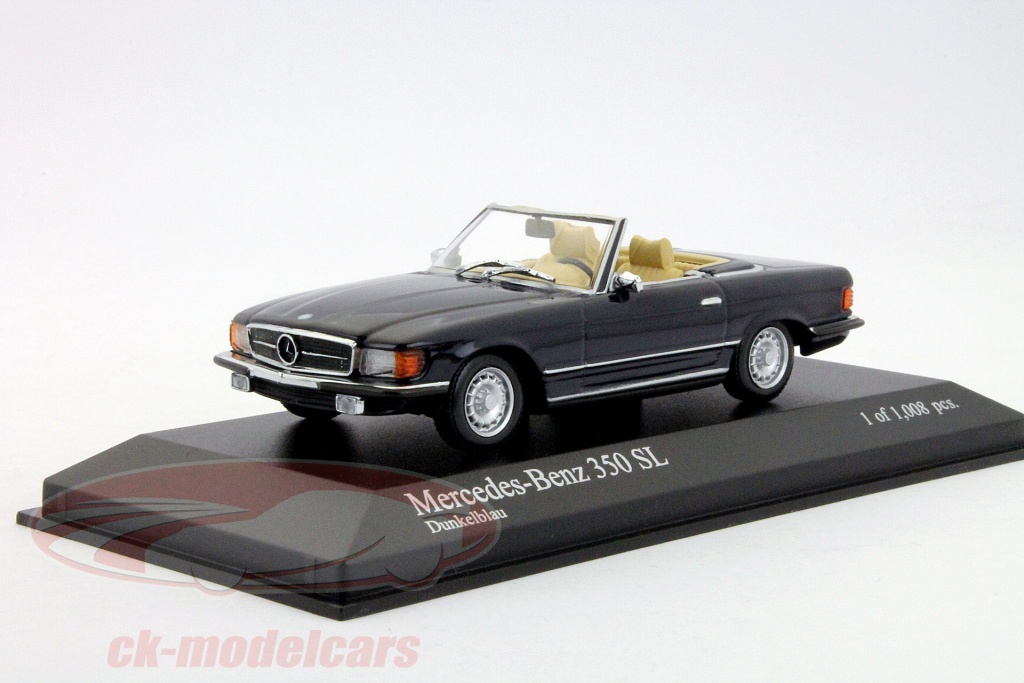 Minichamps 1:43 Mercedes-Benz 350 SL Cabriolet (R107) Baujahr 1971 ...
