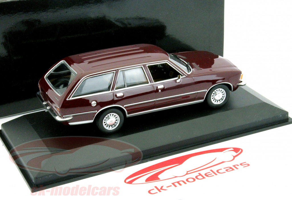 Minichamps 1:43 Opel Rekord D Caravan Baujahr 1975 royalrot 400044012 ...