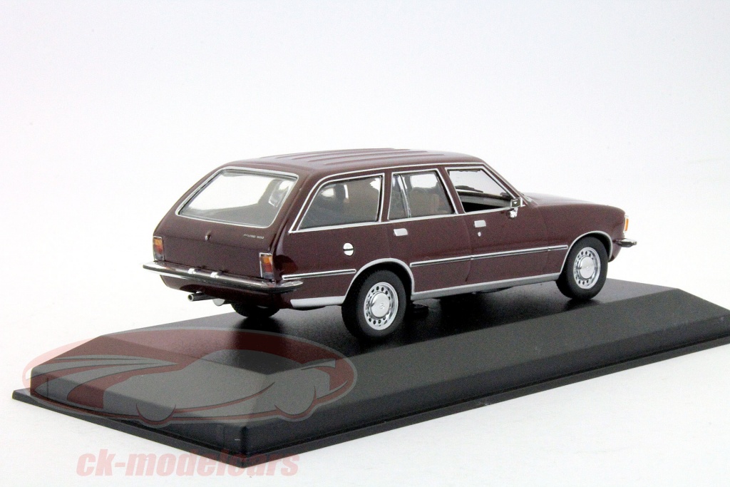 Minichamps 1:43 Opel Rekord D Caravan Baujahr 1975 royalrot 400044012 ...