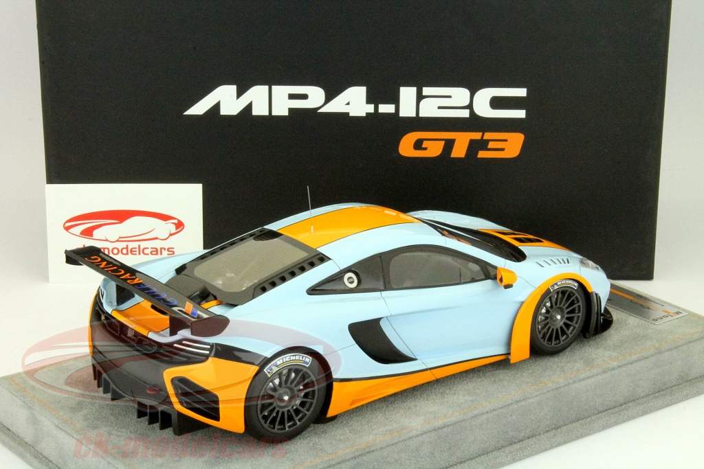 Tecnomodel 1:18 McLaren MP4-12C GT3 presentación del Golfo T18-M104AP ...