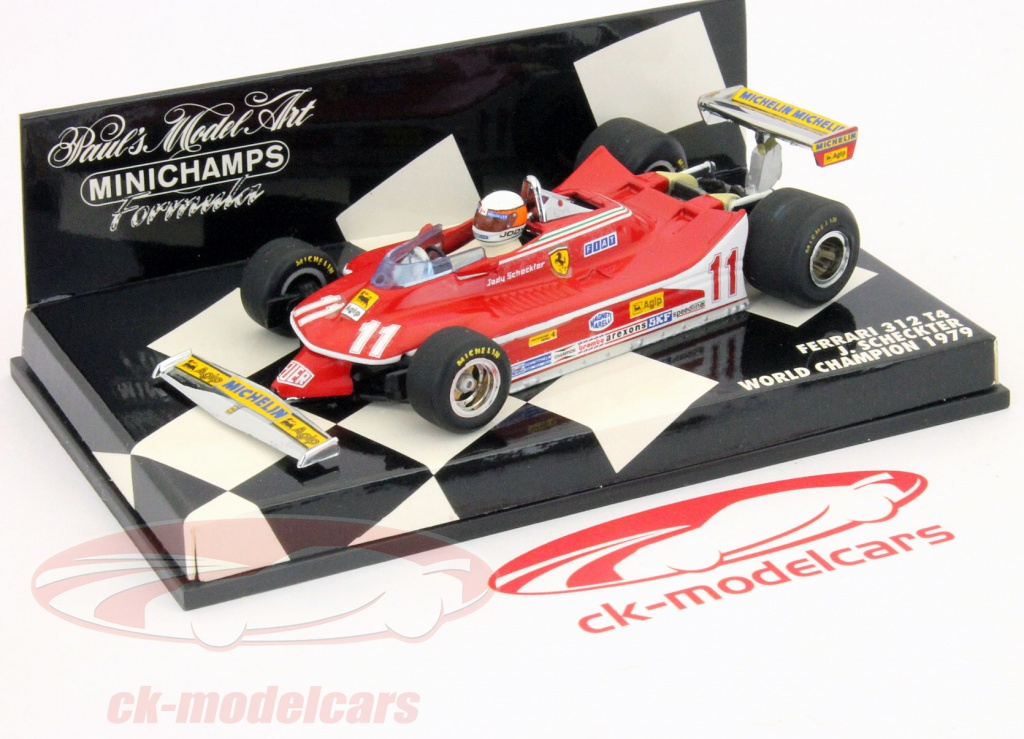 Minichamps 1:43 J. Scheckter Ferrari 312 T4 Formula 1 World Champion 1979 430797311 model car ...