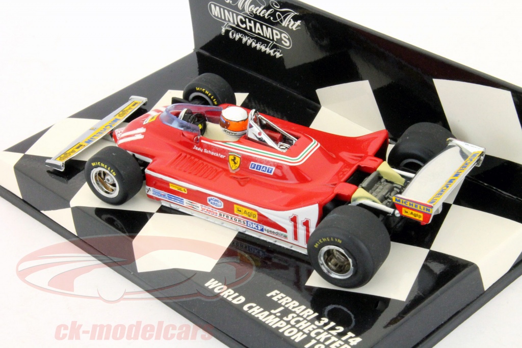 Minichamps 1:43 J. Scheckter Ferrari 312 T4 Formula 1 World Champion 1979 430797311 model car ...