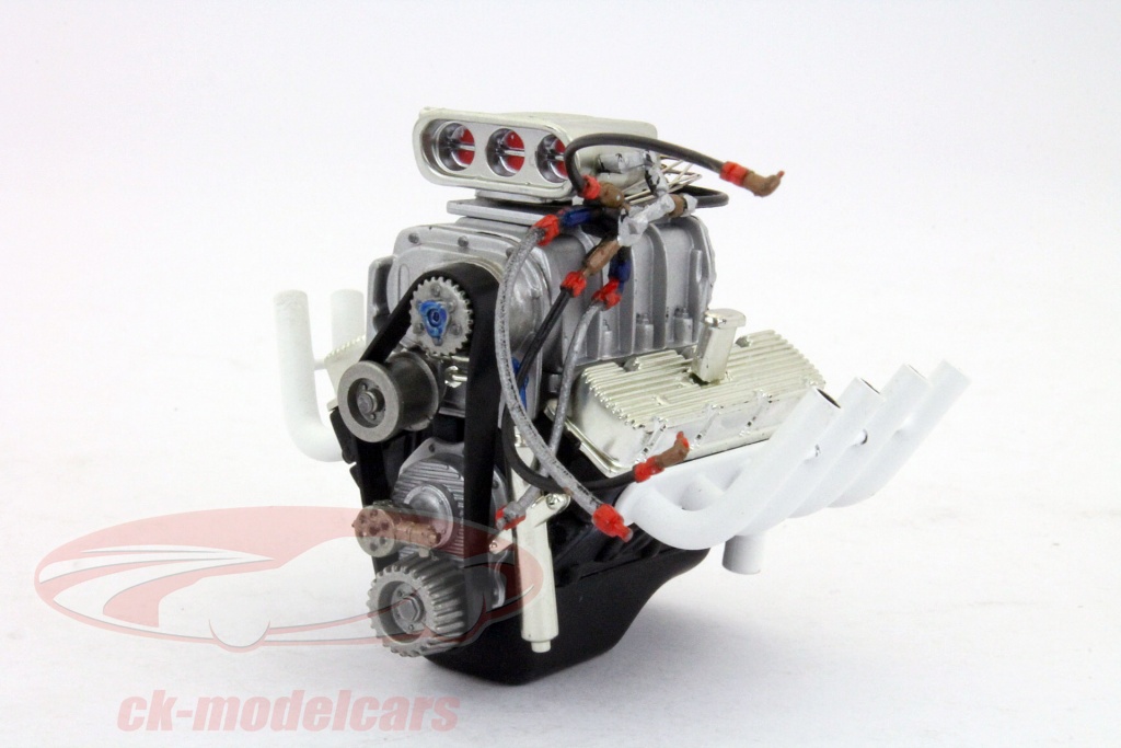 GMP 1:18 Engine Dragster Pure Heaven II Blown Hemi engine for model ...