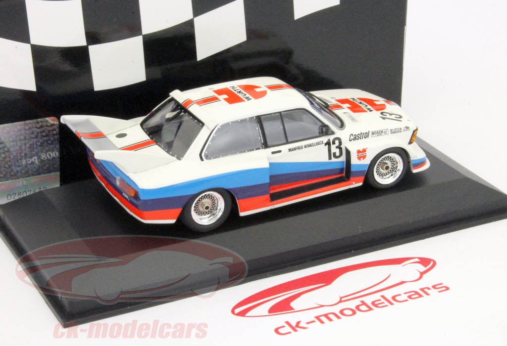 Minichamps 1:43 BMW 320i 5 Grp #13 Manfred Winkelhock DRM 1977 ...