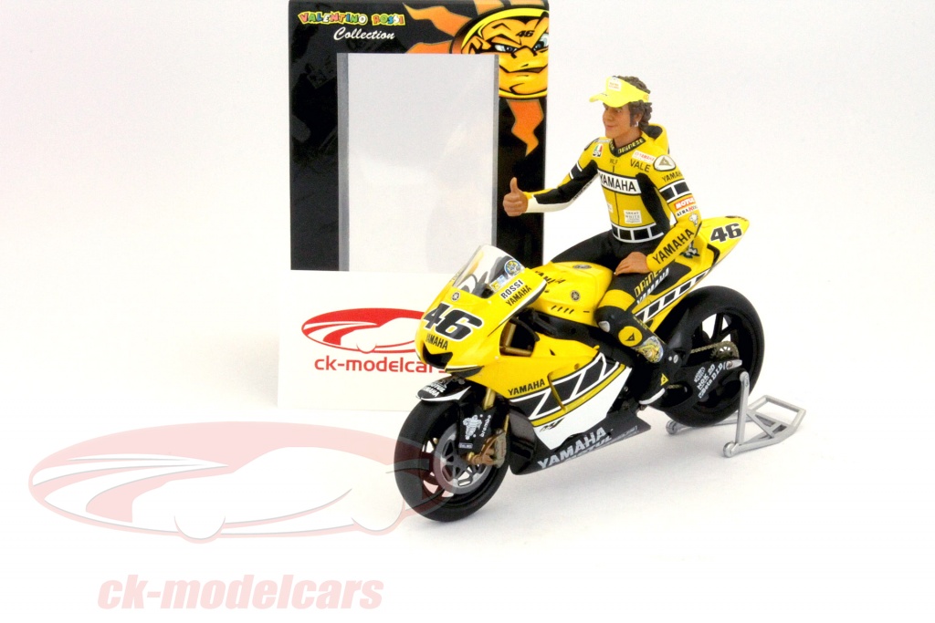 Minichamps 1:12 Figure MotoGP rider Valentino Rossi Laguna Seca 2005 ...