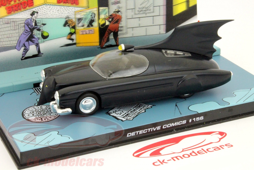 Ixo 1:43 Moviecar Batman Batmobile detective comics black Altaya ...