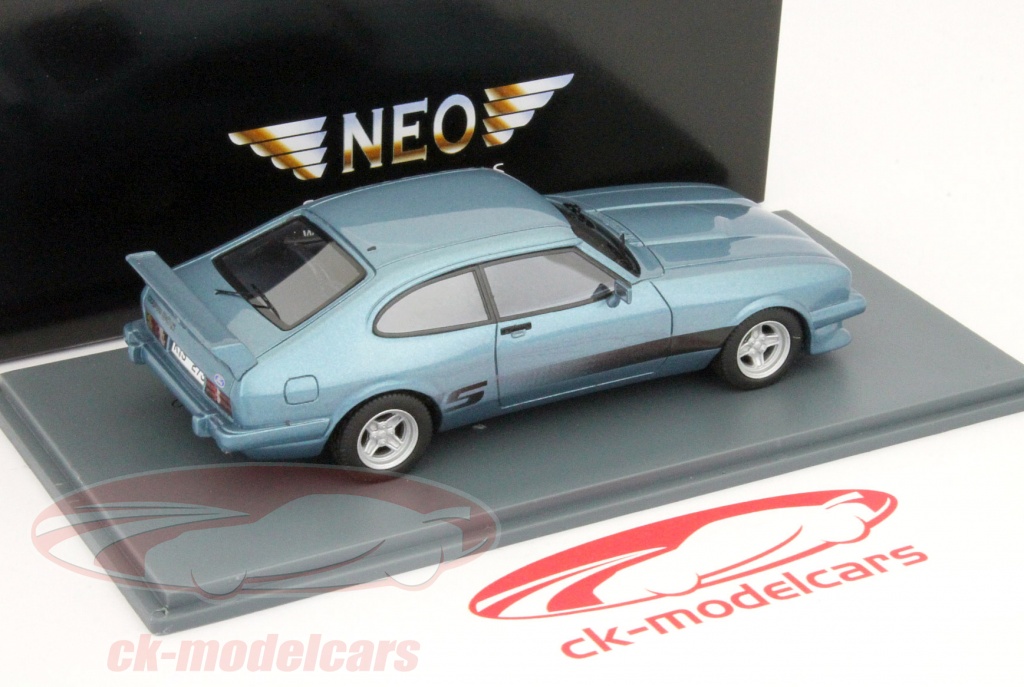 Neo 1:43 Ford Capri MK III Turbo blue NEO43324 model car NEO43324 184858