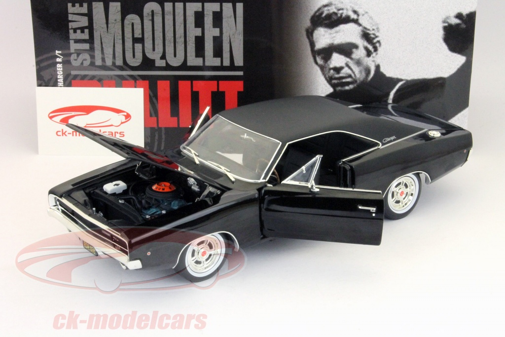 Greenlight 1:18 Dodge Charger R/T 440 Movie Car Bullitt Steve McQueen ...