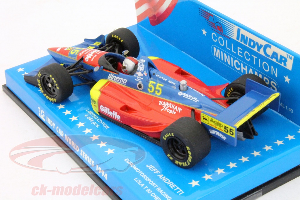 Minichamps 1:43 J. Andretti Lola T93 Chevy Indy Car World Series 1994 ...